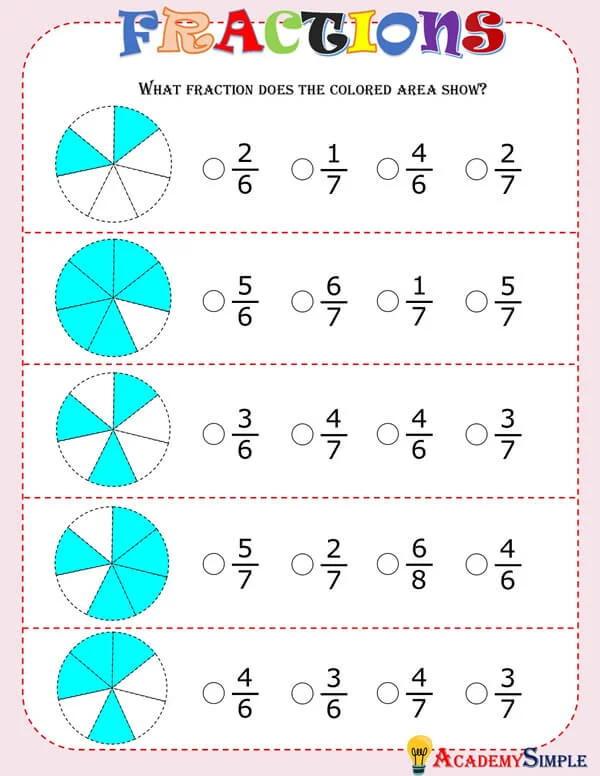 What Is A Fraction Worksheet