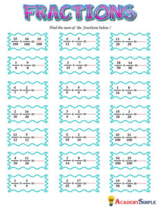 Adding Fractions - Academy Simple