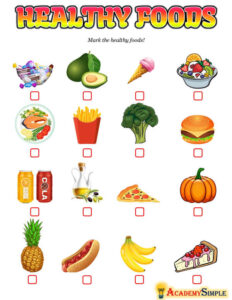 Healthy Foods - Academy Simple