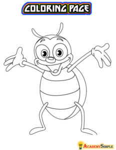 Coloring Worksheets - Bug - Academy Simple